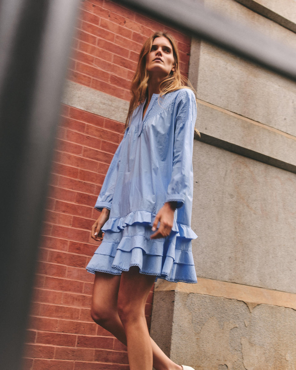 Serranna Dress-Maya Blue – Cartolina