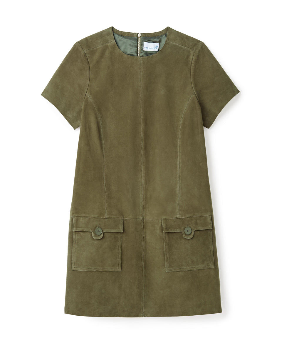 Madison Dress-Military Green – Cartolina