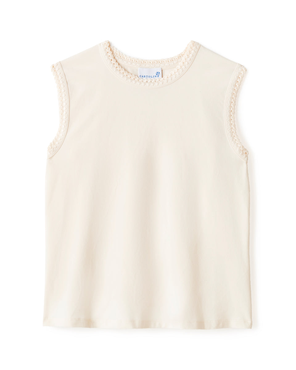 Logan Tank-Ecru – Cartolina