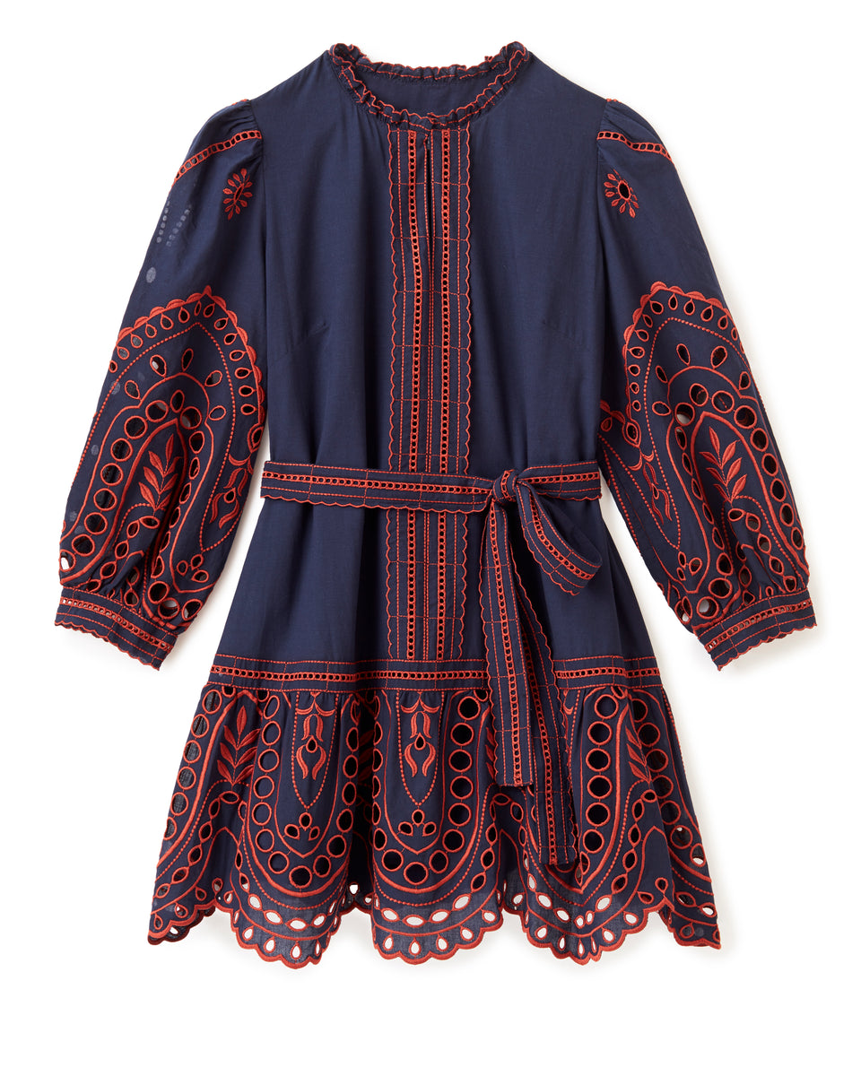 Porter Mini Dress-Midnight Blue – Cartolina