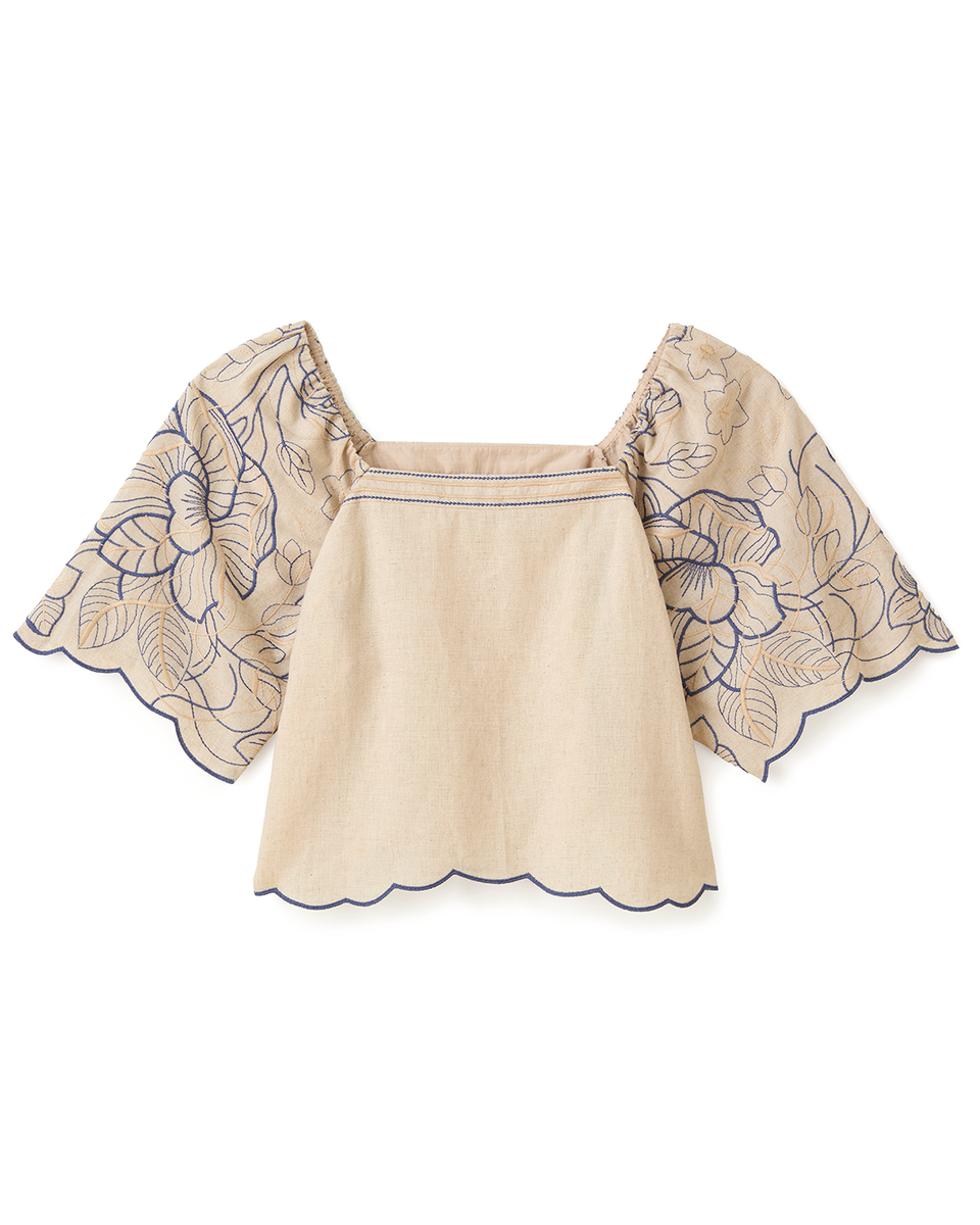 Bryn Top-Natural Linen – Cartolina