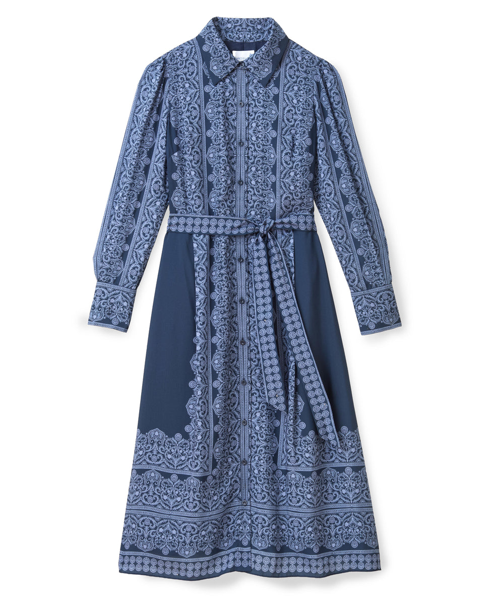 Grace Midi Dress-Carmel Trellis – Cartolina