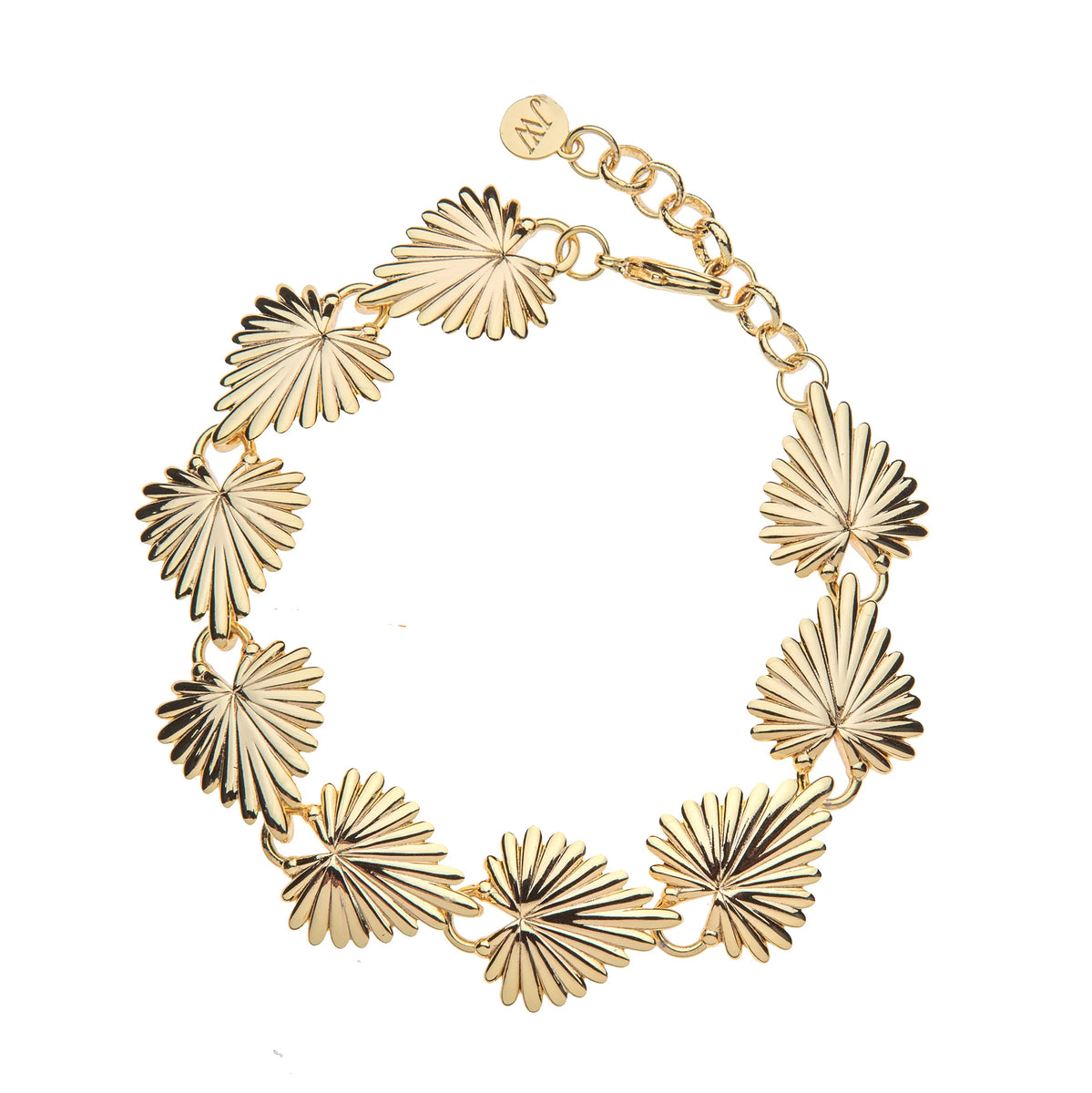 Jane Win Full Heart LOVE Link Bracelet – Cartolina